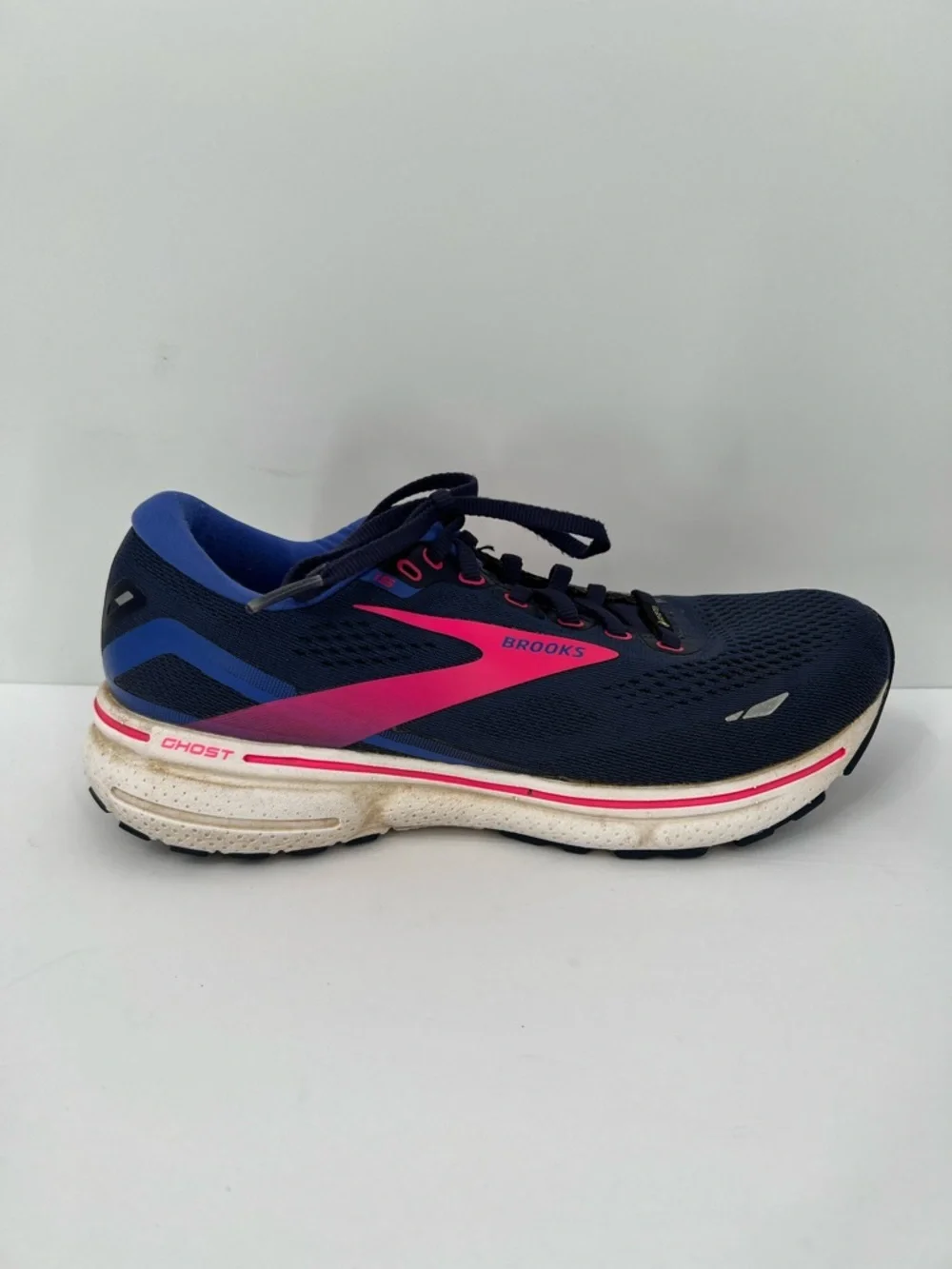 Brooks | Shoes | Brooks Ghost 5 Running Shoe Sneakers Blue Pink Walking ...